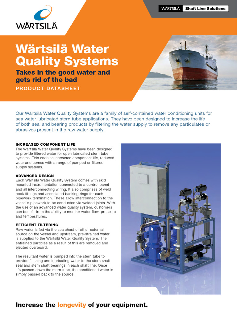 Wartsila Water Quality Systems Ds | PDF | Pump | Valve