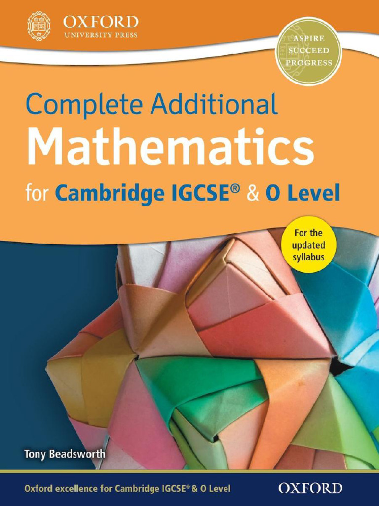 Oxford Add Math | PDF