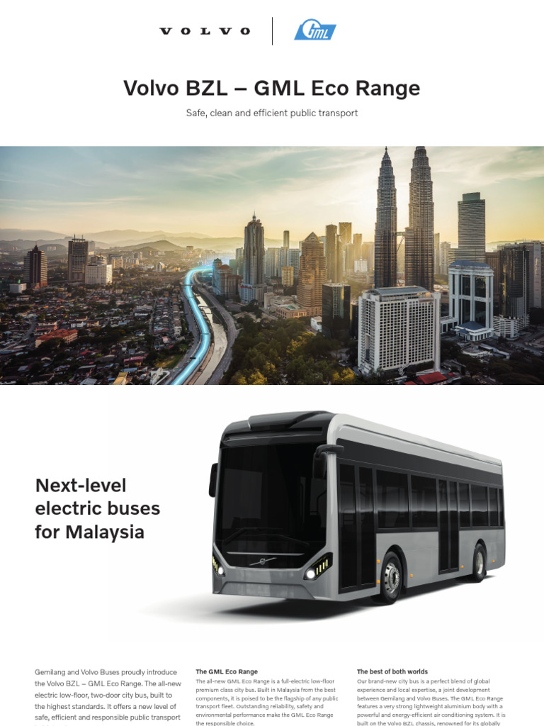 Bro Volvo BZL GML Eco Range en My Volvobuses 2024 | PDF | Bus | Brake