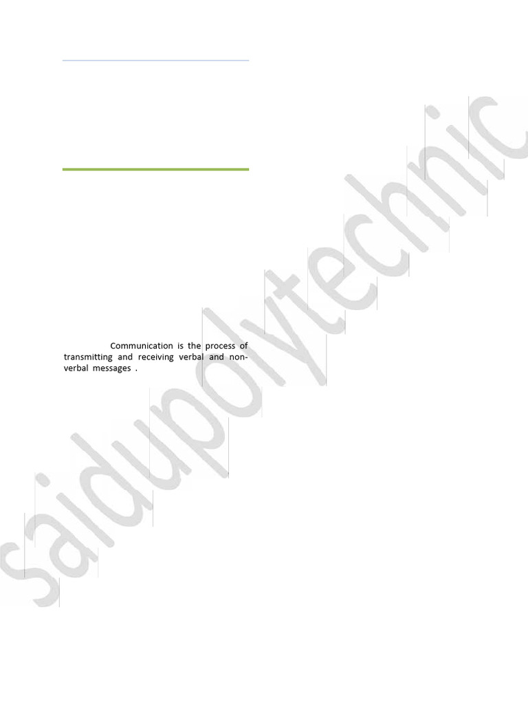 Basic Communication For Btech | PDF | Nonverbal Communication ...