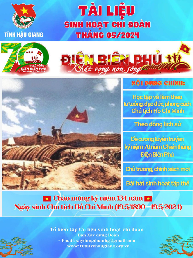 Tai Lieu Sinh Hoat Chi Doan T5-2024 | PDF