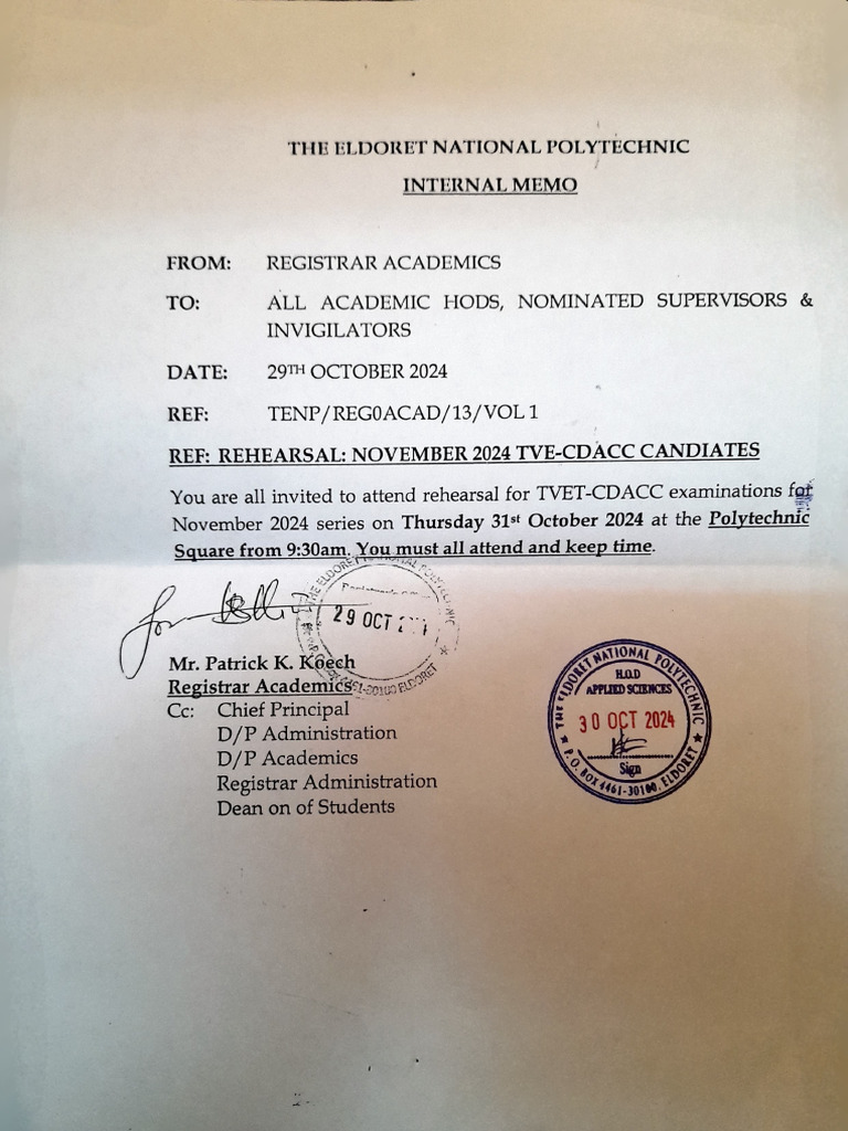 Cdacc Rehearsals Nov 2024 | PDF