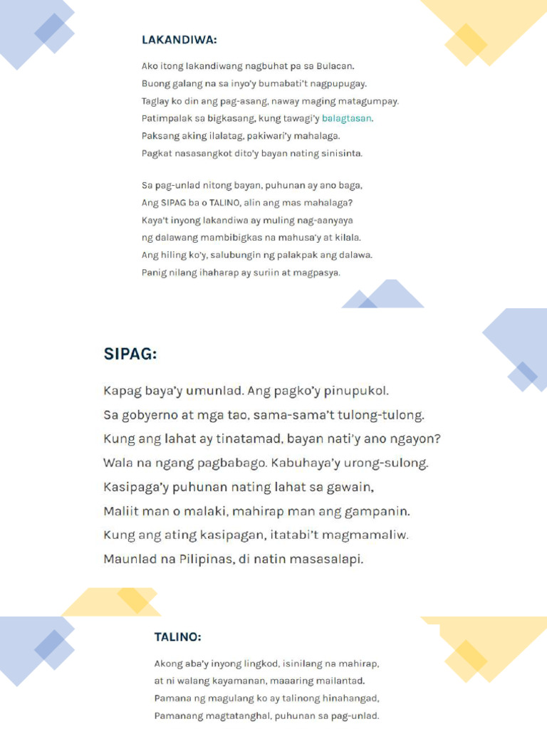 Balagtasan Script | PDF