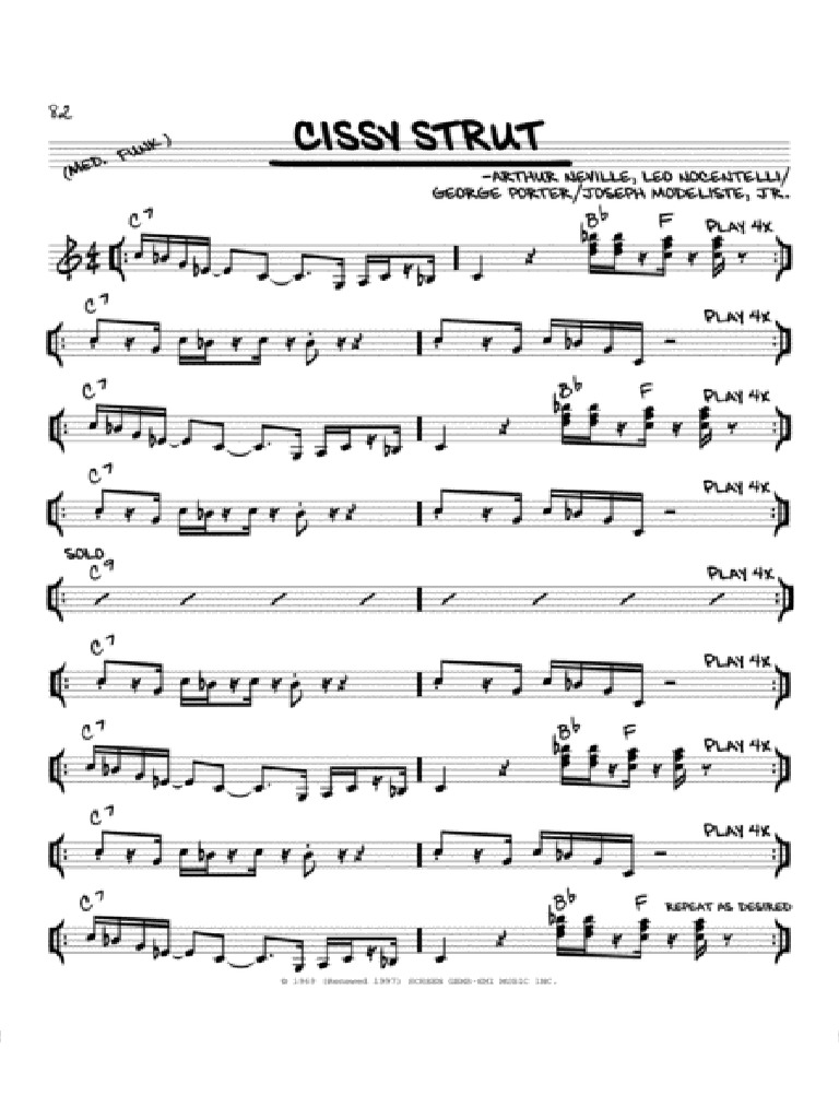 Cissy Strut | PDF