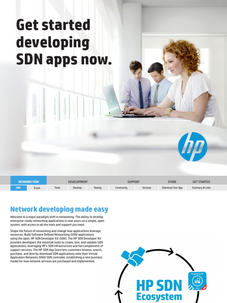 HP SDN Developer Kit | PDF | Software Development Kit | Mobile App