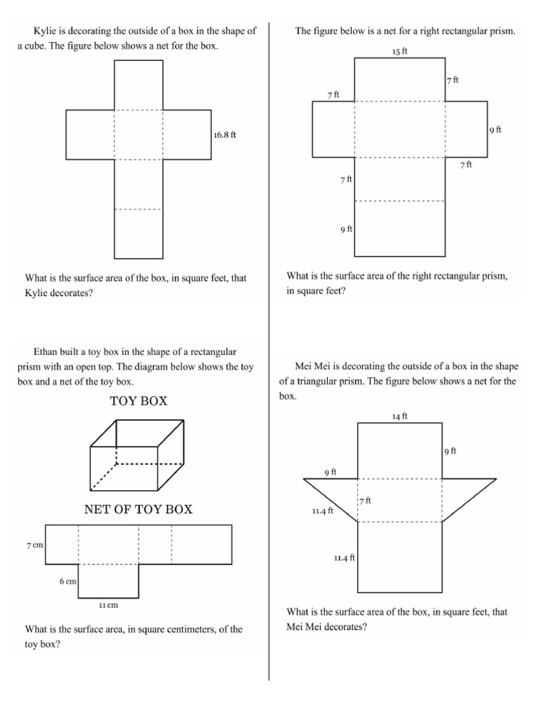 DeltaMath Test Assignment Surface Area | PDF