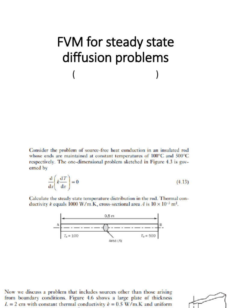 FVM For Steady State Diffusion Problems | PDF | Teaching Methods ...