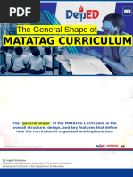 General Shaping Paper of The Matatag Curriculum | PDF | Communication | Art