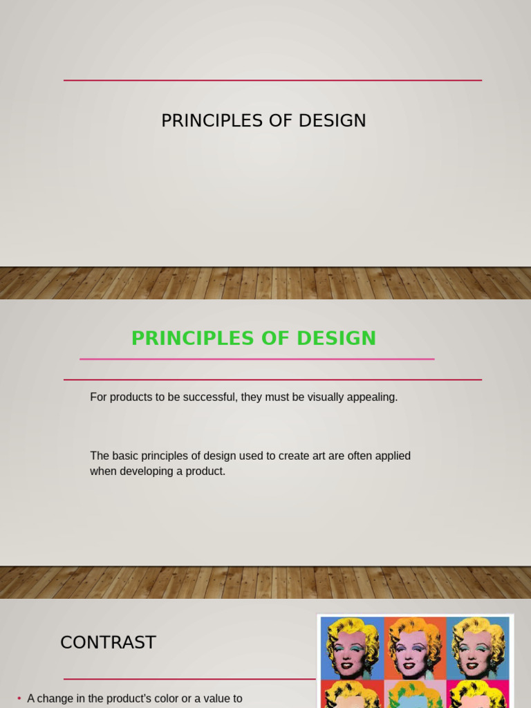 Principles of Design | PDF | Career & Growth