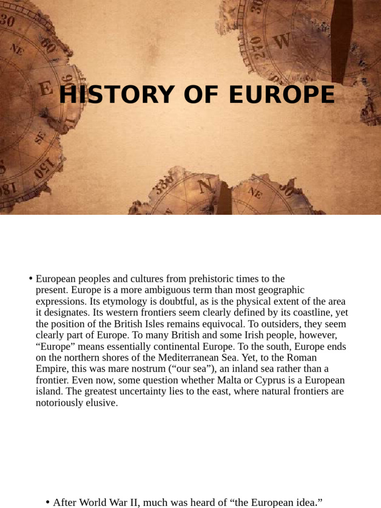 History of Europe - PPTX Final | PDF | European Union | Europe
