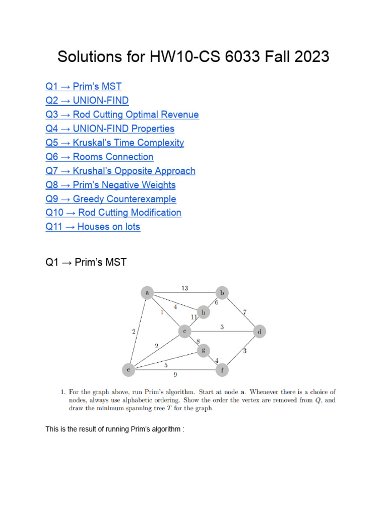 Solutions For HW10-CS 6033 Fall 2023 | PDF | Computational Complexity Theory | Mathematical ...