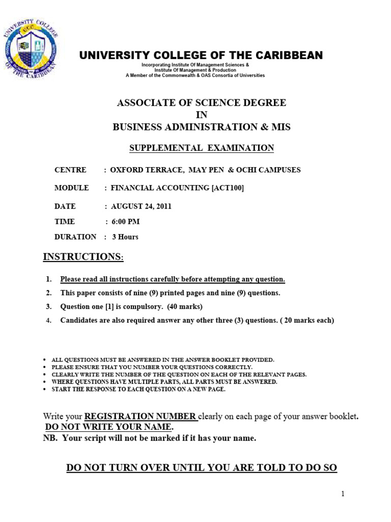 Financial Accounting - Supplemental | PDF | Debits And Credits ...