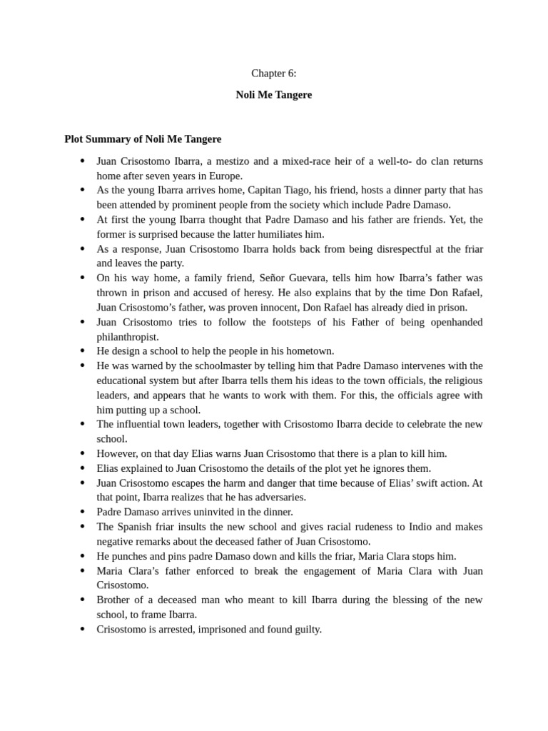 Group 6 - Noli Me Tangere | PDF