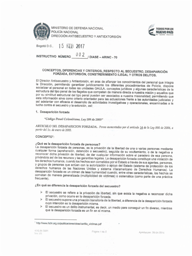 Instructivo 002 Diase Arinc 70 | PDF