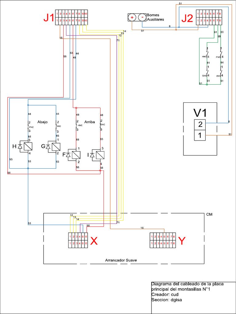 Montasillas N1 Diagrama Circuito VFinal Model | PDF