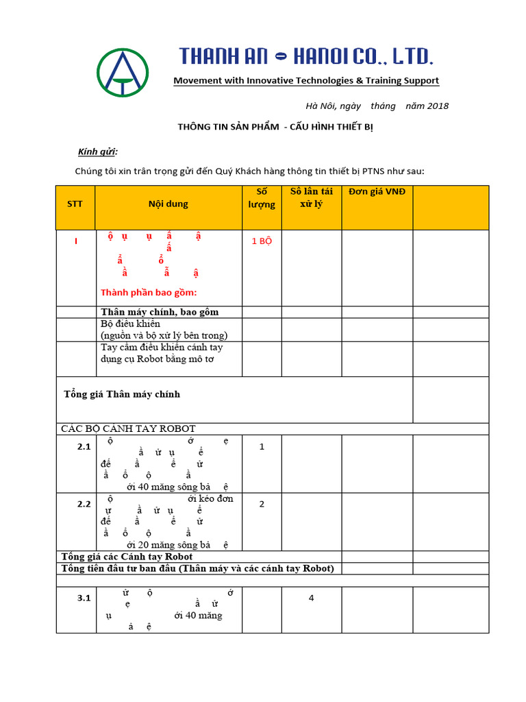 Hệ thống PTNS Robot DEX | PDF