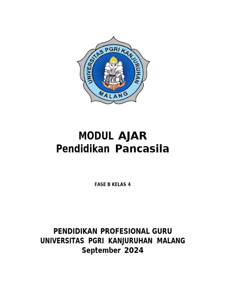 Contoh Modul Ajar | PDF