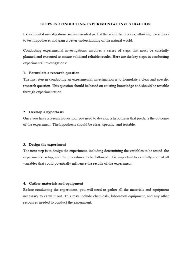 NOTE 6 - Steps and Referencing | PDF | Experiment | Hypothesis