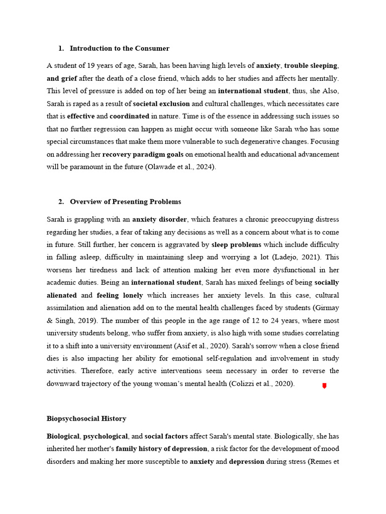 Annotated Reflection | PDF | Grief | Anxiety