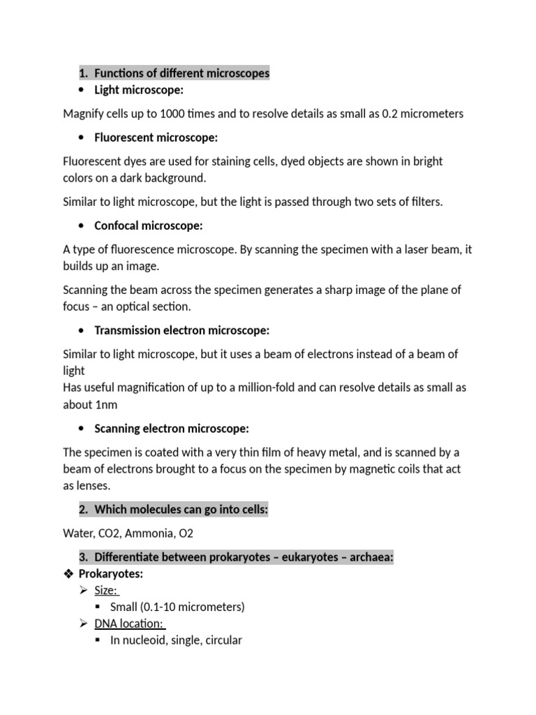 Cell Biology Midterm Pdf Cell Biology Dna Replication