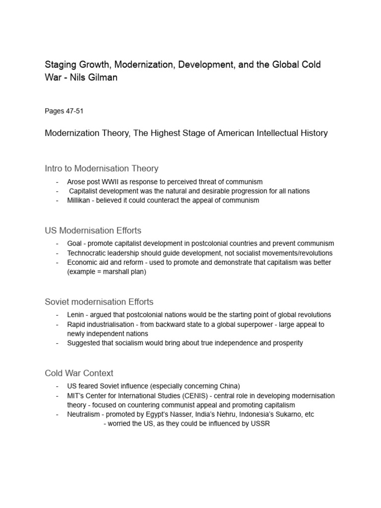 CWH - Week 3 Readings | PDF | Cold War | Soviet Union