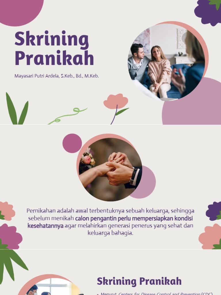 Skrining Pranikah | PDF | Kesehatan Holistik