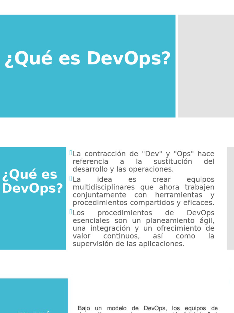 Qué Es DevOps | PDF | Computación en la nube | Software