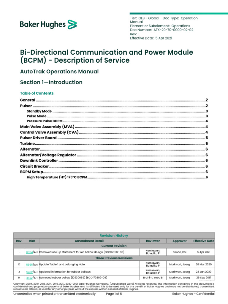 Bi-Directional Communication and Power Module (BCPM) - Description of ...