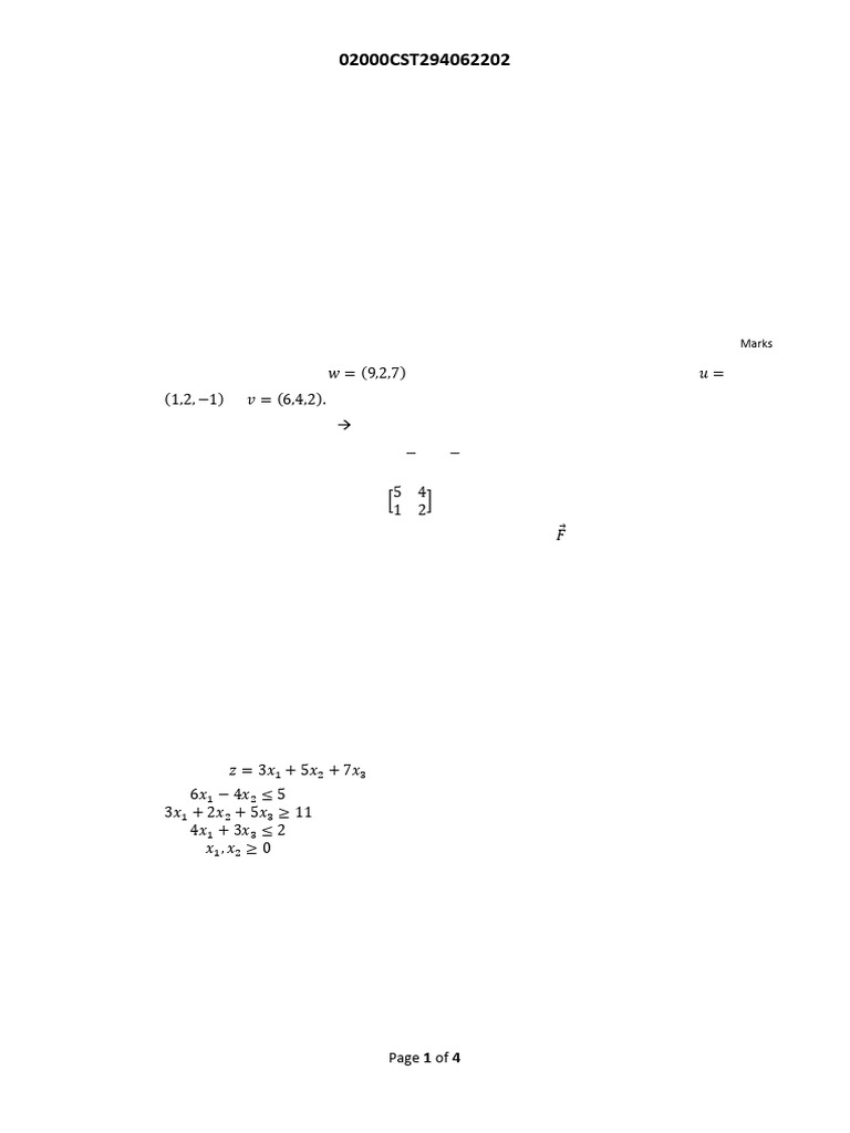 CST294 D | PDF | Functions And Mappings | Mathematical Objects