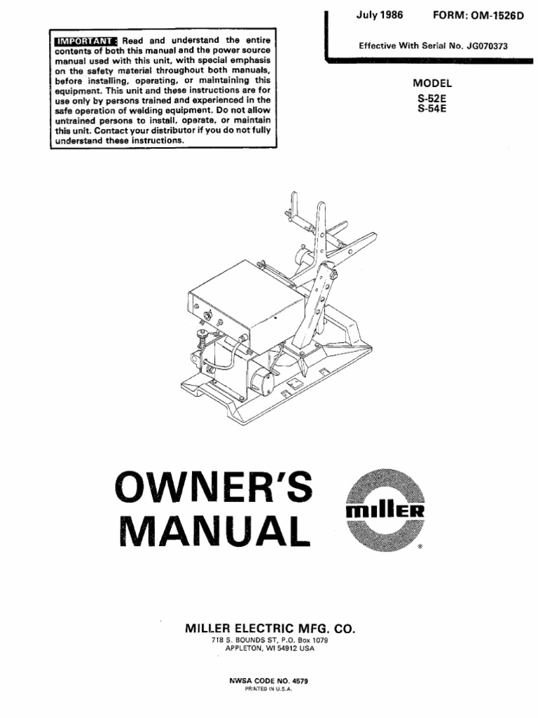 Miller Wire Feeder | PDF