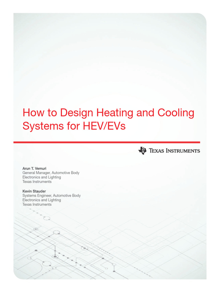 HEV/EV HVAC System Design Guide | PDF | Air Conditioning | Heat Pump