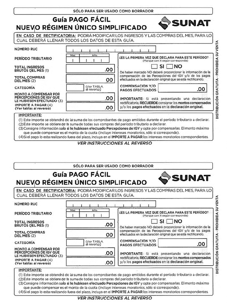 Regimen Simplificado | PDF