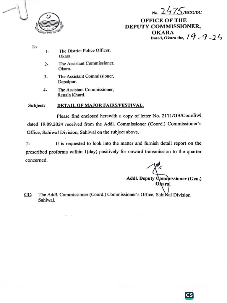 Detail of Major Fairs Festivals | PDF