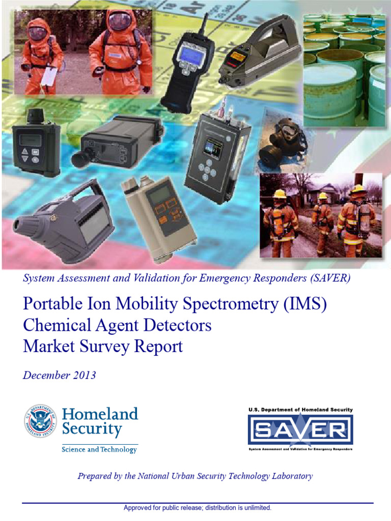 Portable Ion Mobility Spectrometry (IMS) Chemical Agent Detectors ...