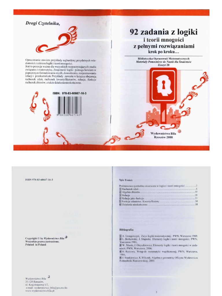 92 Zadania Z Logiki I Teorii Mnogości Z Pelnymi Rozwiazaniami | PDF