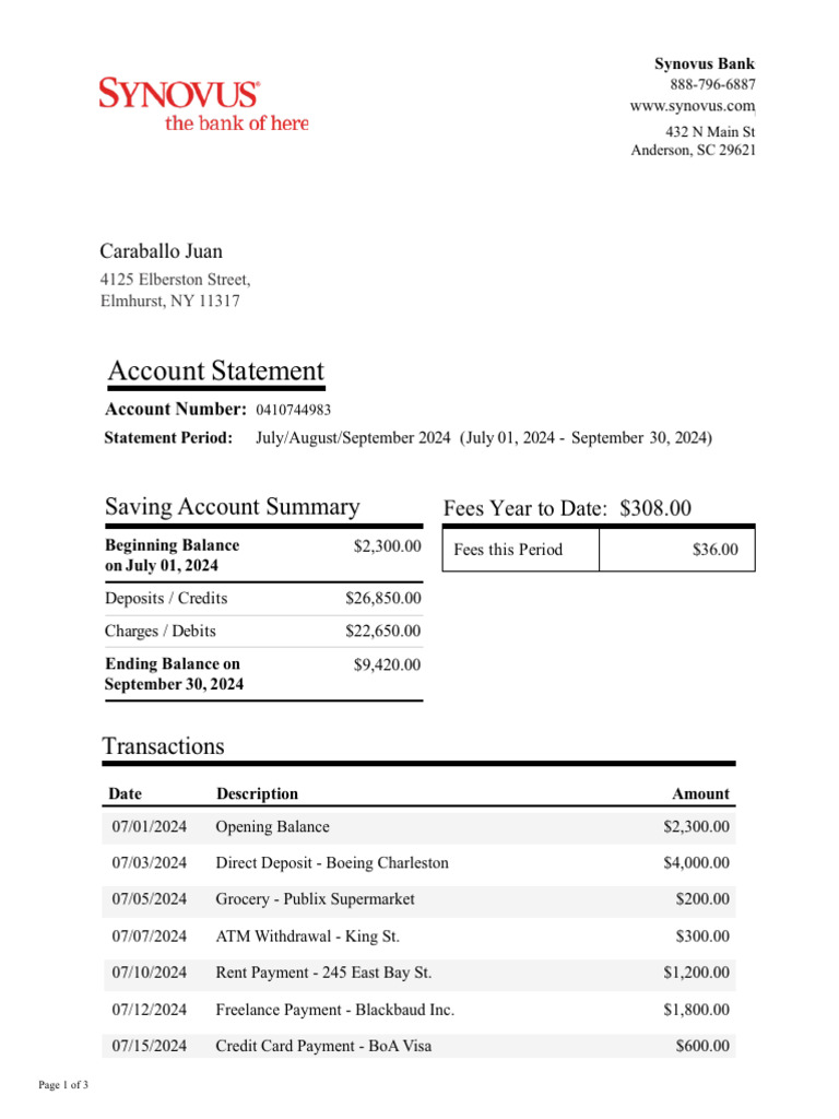 MoneyLion Account Statement Summary | PDF | Credit Card | Payments