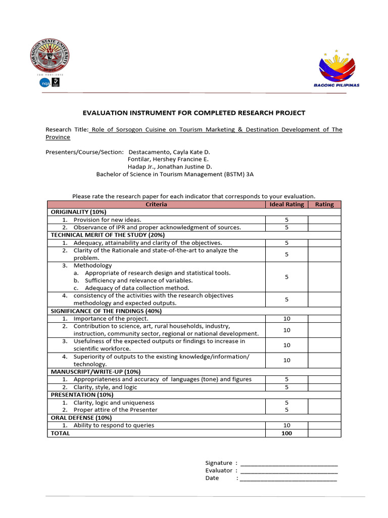 To Print - Evaluation Form | PDF | Science | Cognition