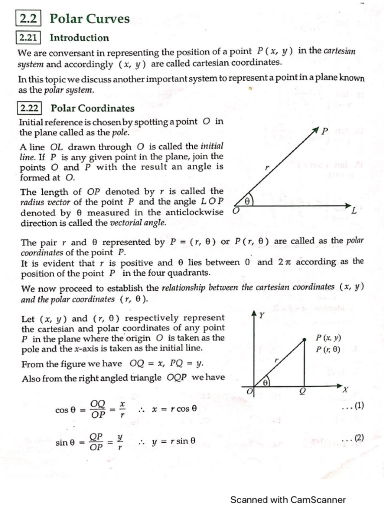 Polar Curves | PDF