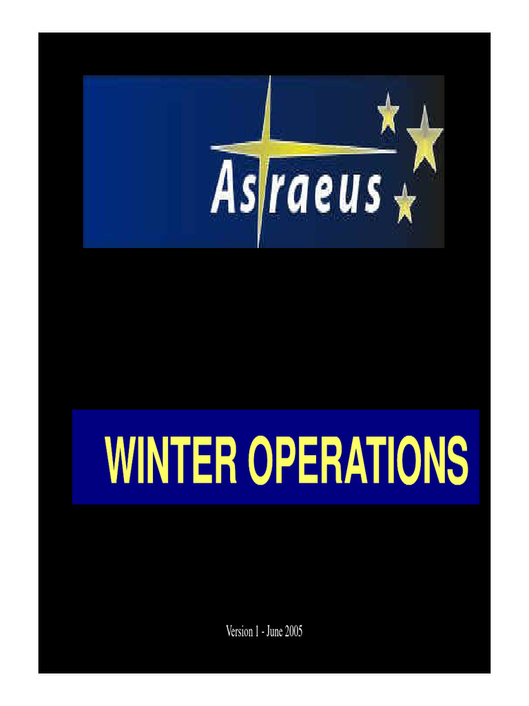 Winter Operations Presentation | PDF | Precipitation | Ice