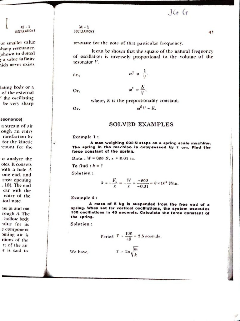 Physics Numerical Problem Solved PDF | PDF