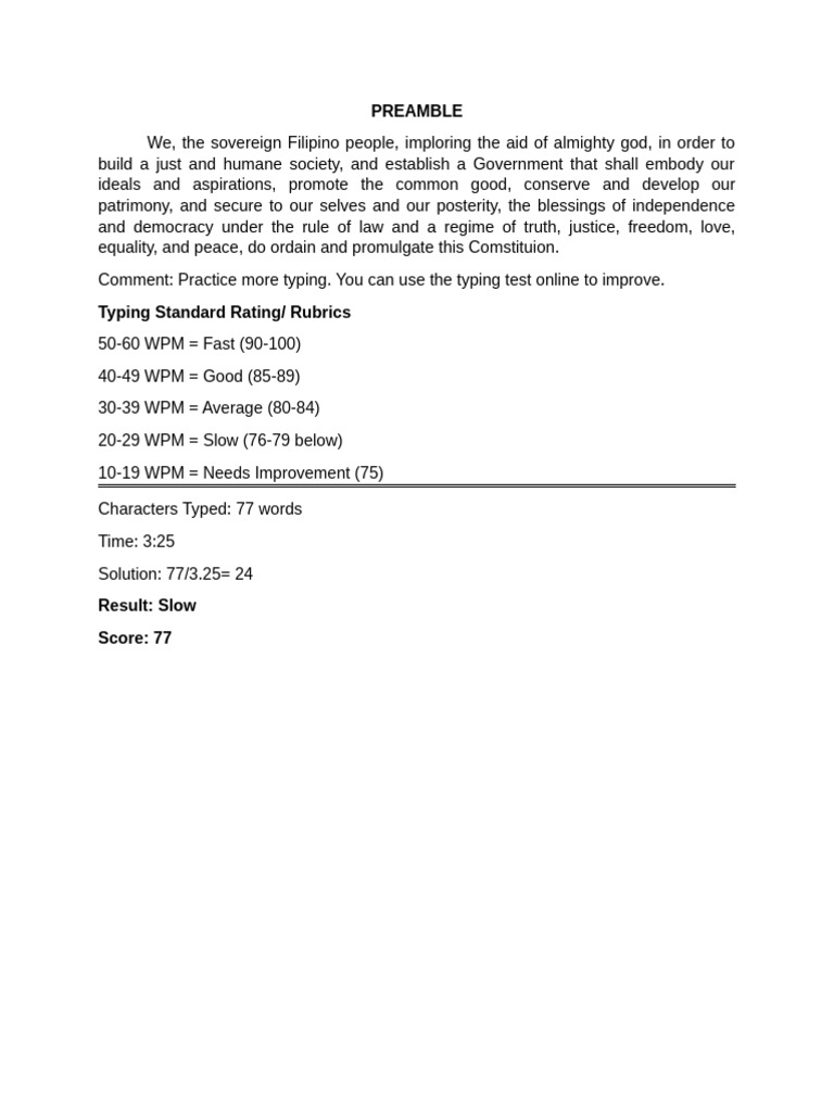 PREAMBLE Bbmor Dieto | PDF