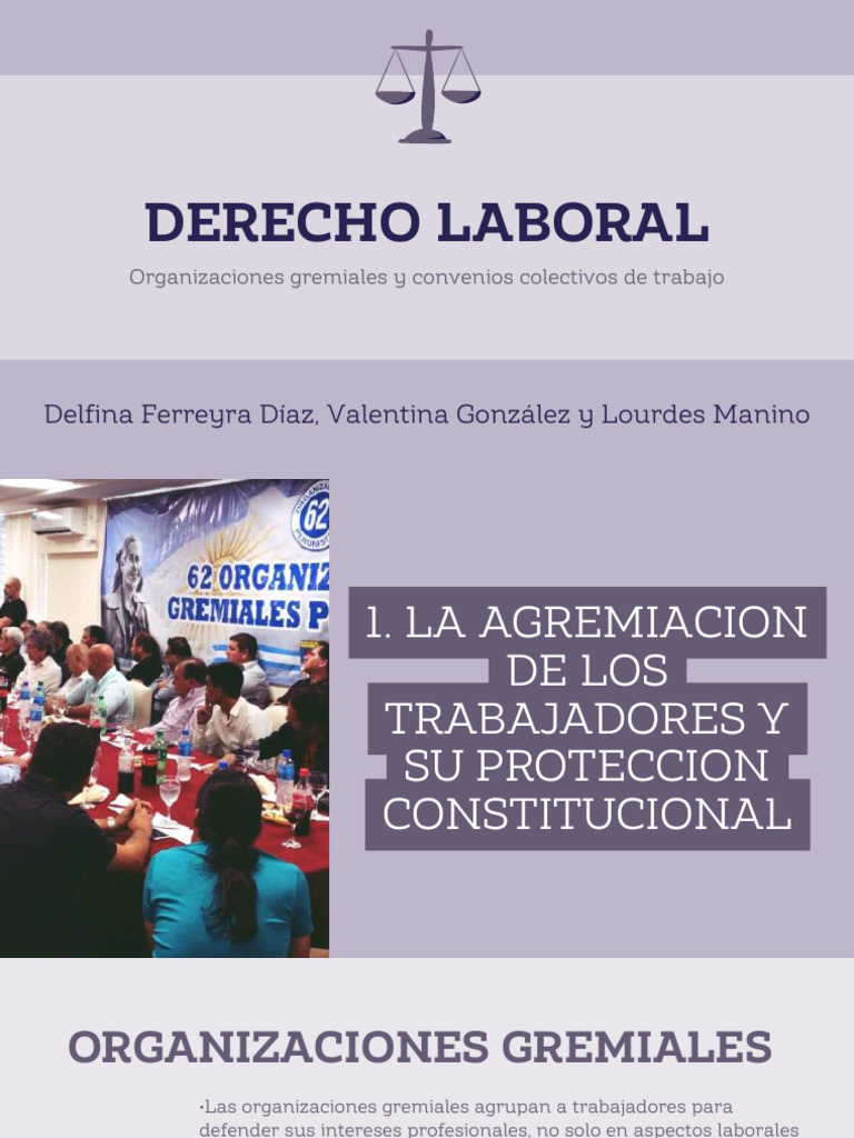 Derecho Laboral - 20241024 - 105833 - 0000 | PDF | Sindicato | Derecho laboral