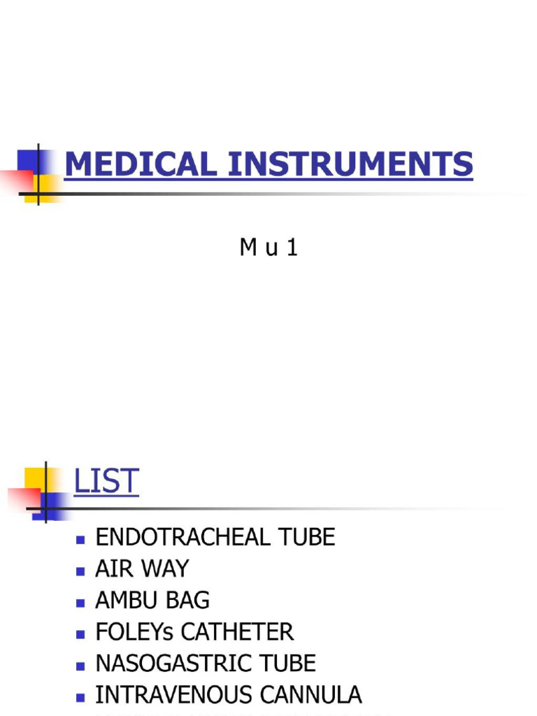 Med Instruments | PDF