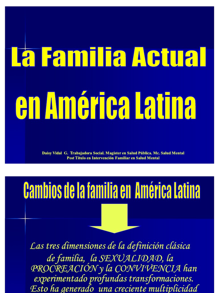 1 La Familia en America Latina | PDF | Familia | Mujer