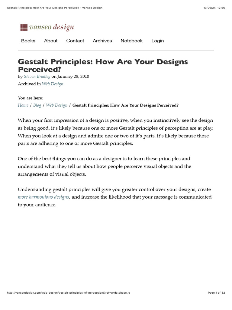 Gestalt Principles: How Are Your Designs Perceived? - Vanseo Design ...