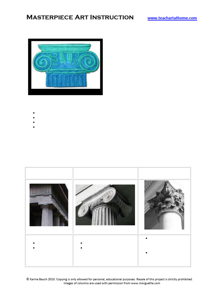 Greek Columns | PDF | Column | Architectural Elements