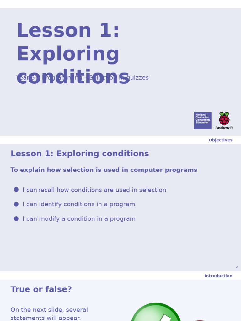Understanding Conditions in Programming | PDF