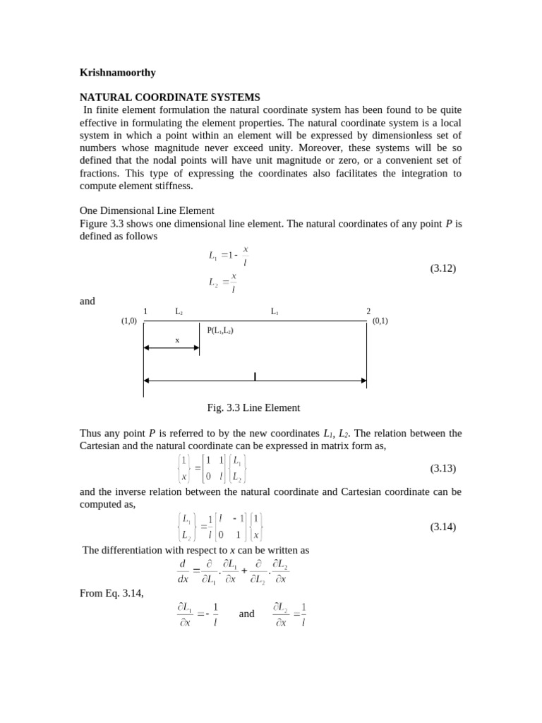 Fem - Krishnamoorthy | PDF | Area | Finite Element Method