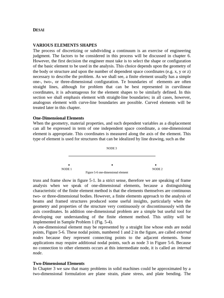Fem Desai Pdf Finite Element Method Tetrahedron