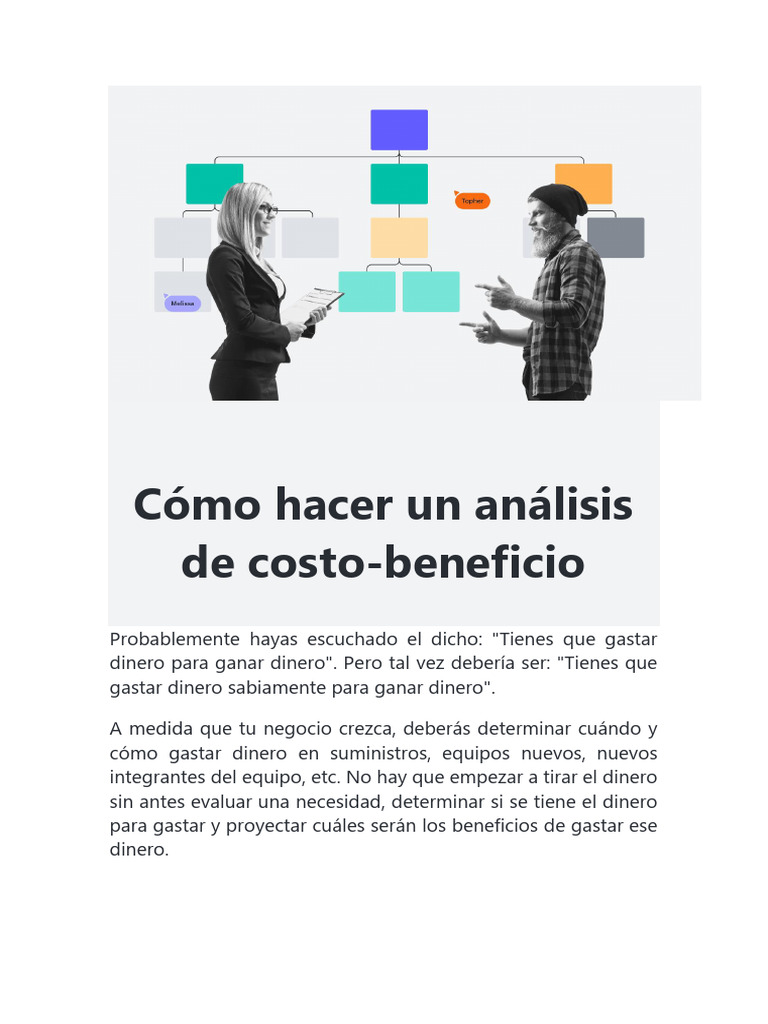 Guía de Análisis Costo-Beneficio | PDF | Inflación | Análisis coste ...